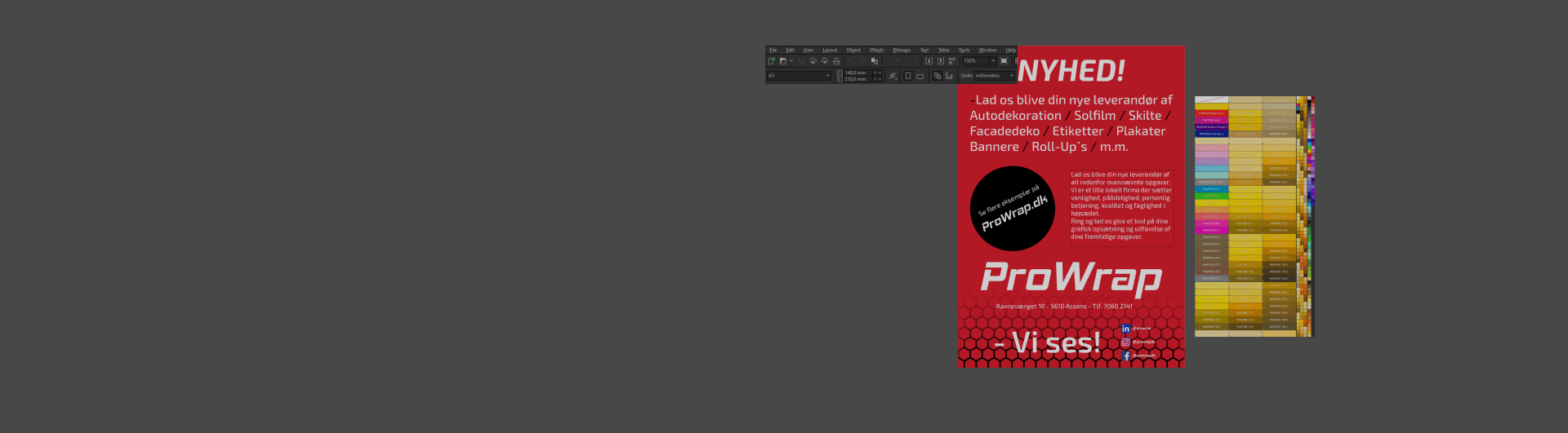 Layout og opsætning - ProWrap